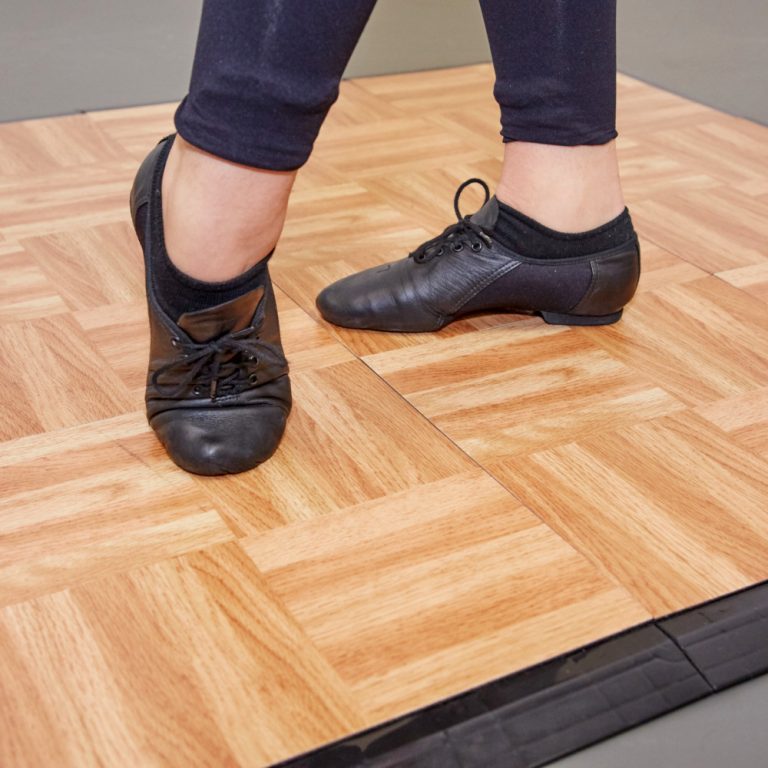 Portable Dance Floor Tiles - 1m Pack (Oak Wood) Soft Floor UK
